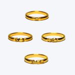 【オーダー結婚指輪】猫リング